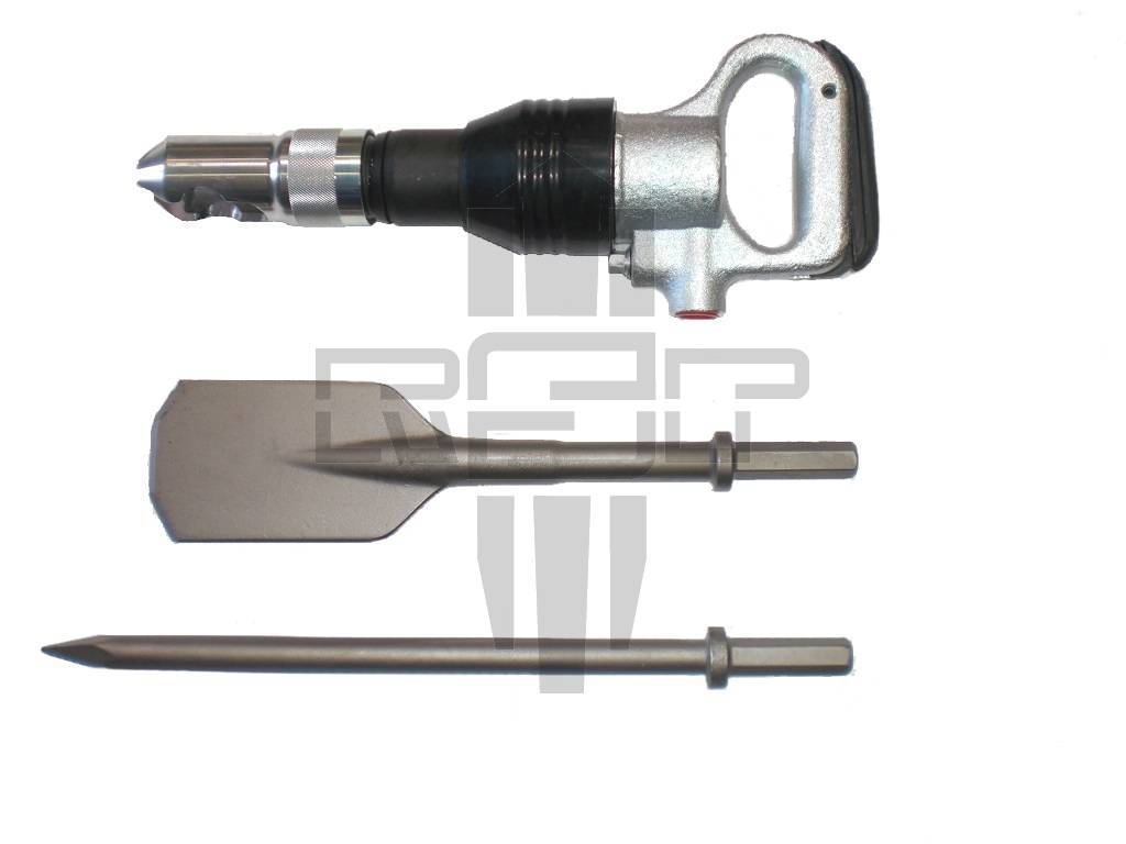 Pneumatic spade 9kg incl. pointed chisle 476mm and spade 115.400mm – BN ...